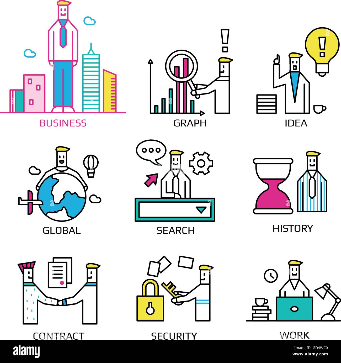 Earth time graph Stock Vector Images - Alamy