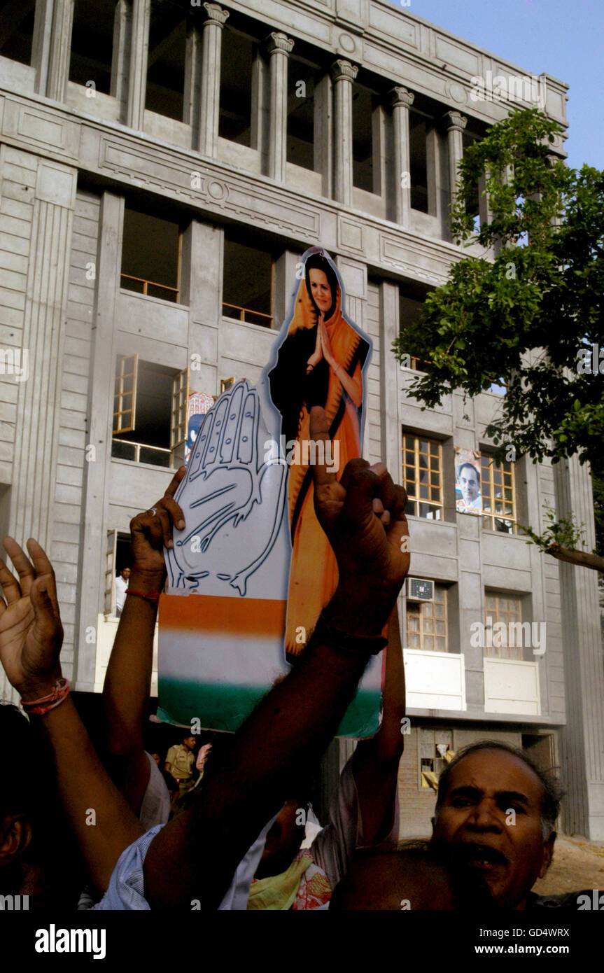 Congress party flag hi-res stock photography and images - Alamy