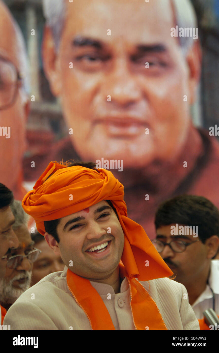 Varun Gandhi during an Election Campaign Stock Photo - Alamy