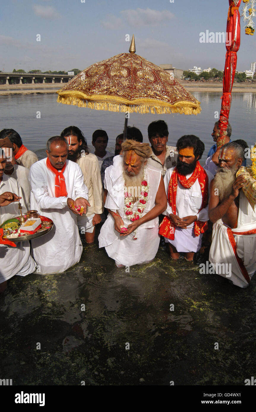 Priests performing rituals Stock Photo - Alamy