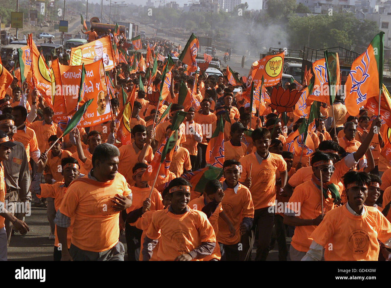 Bjp political rally hi-res stock photography and images - Alamy