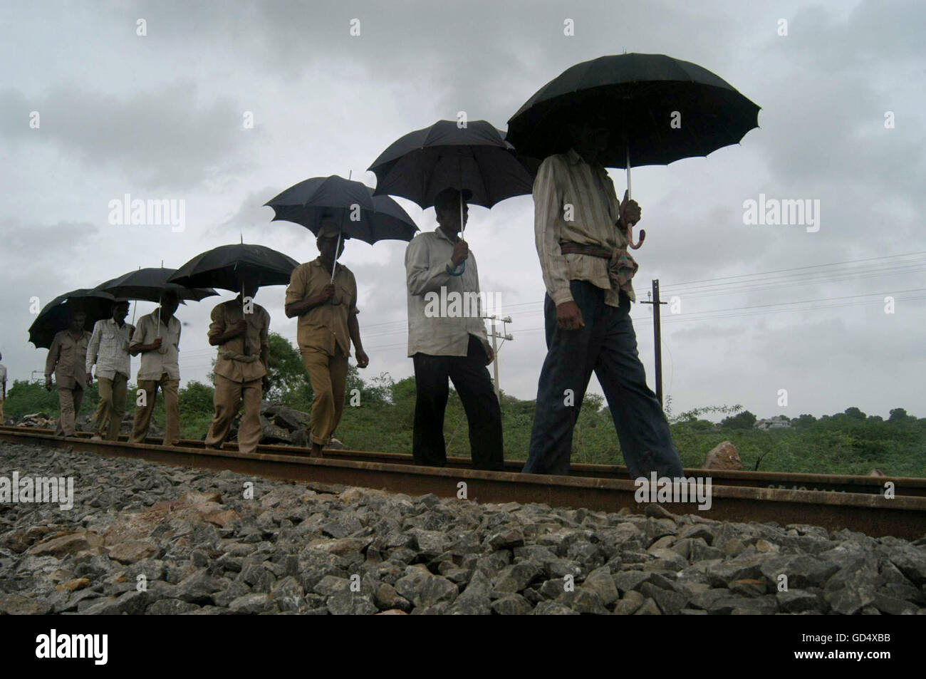 Railway track on rural hi-res stock photography and images - Alamy