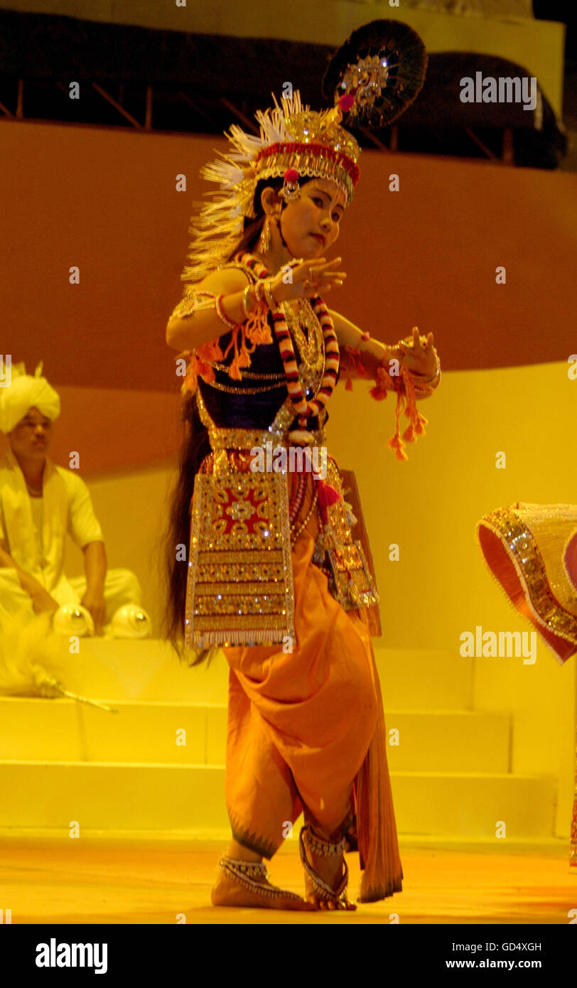 Manipuri dance hi-res stock photography and images - Alamy