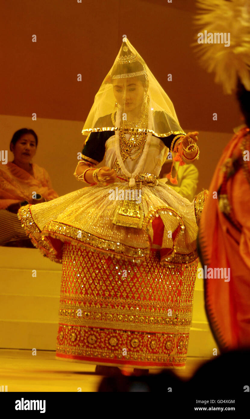 Manipuri dance hi-res stock photography and images - Alamy