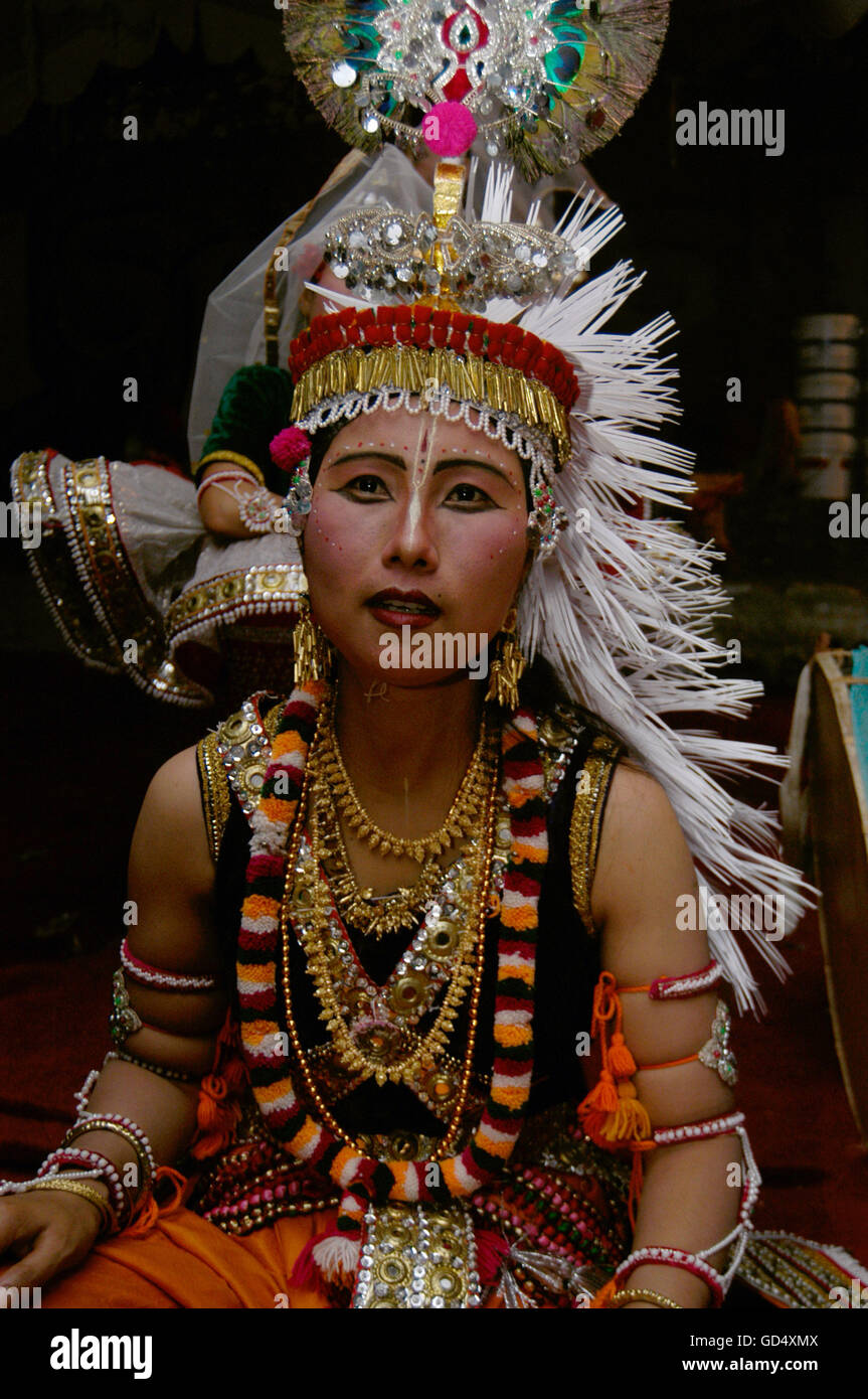 Manipuri dance hi-res stock photography and images - Alamy