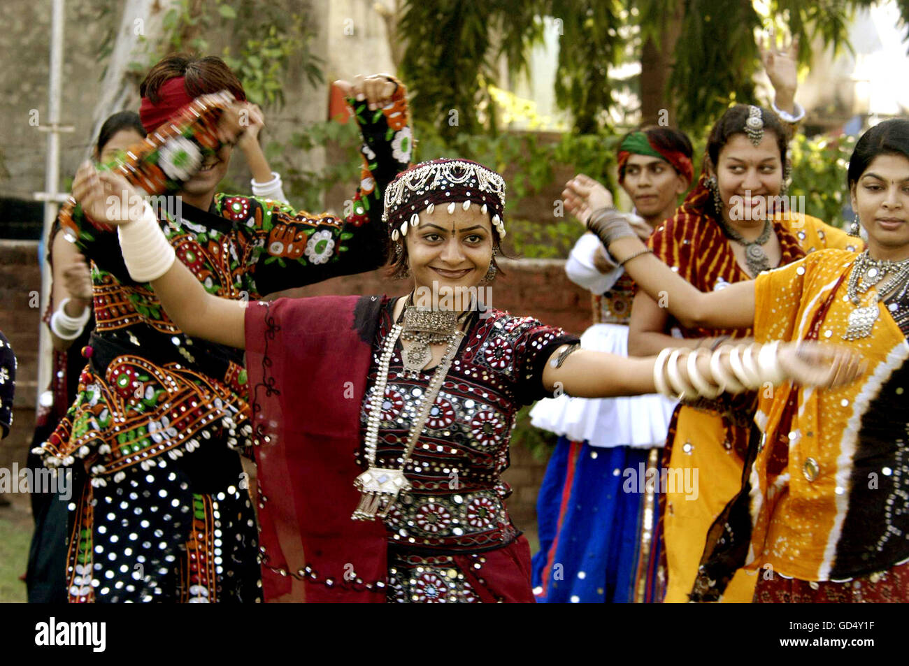 Garba Navratri Festival Stock Photo - Alamy