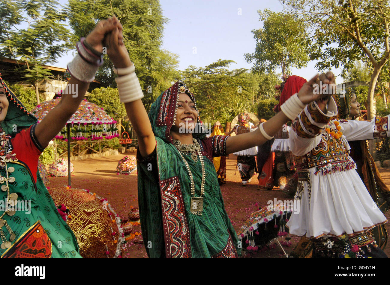 Garba Navratri Festival Stock Photo - Alamy
