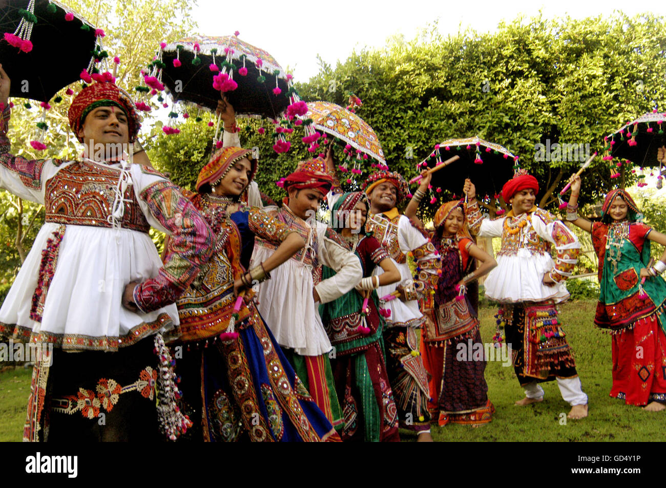 Garba Navratri Festival Stock Photo - Alamy