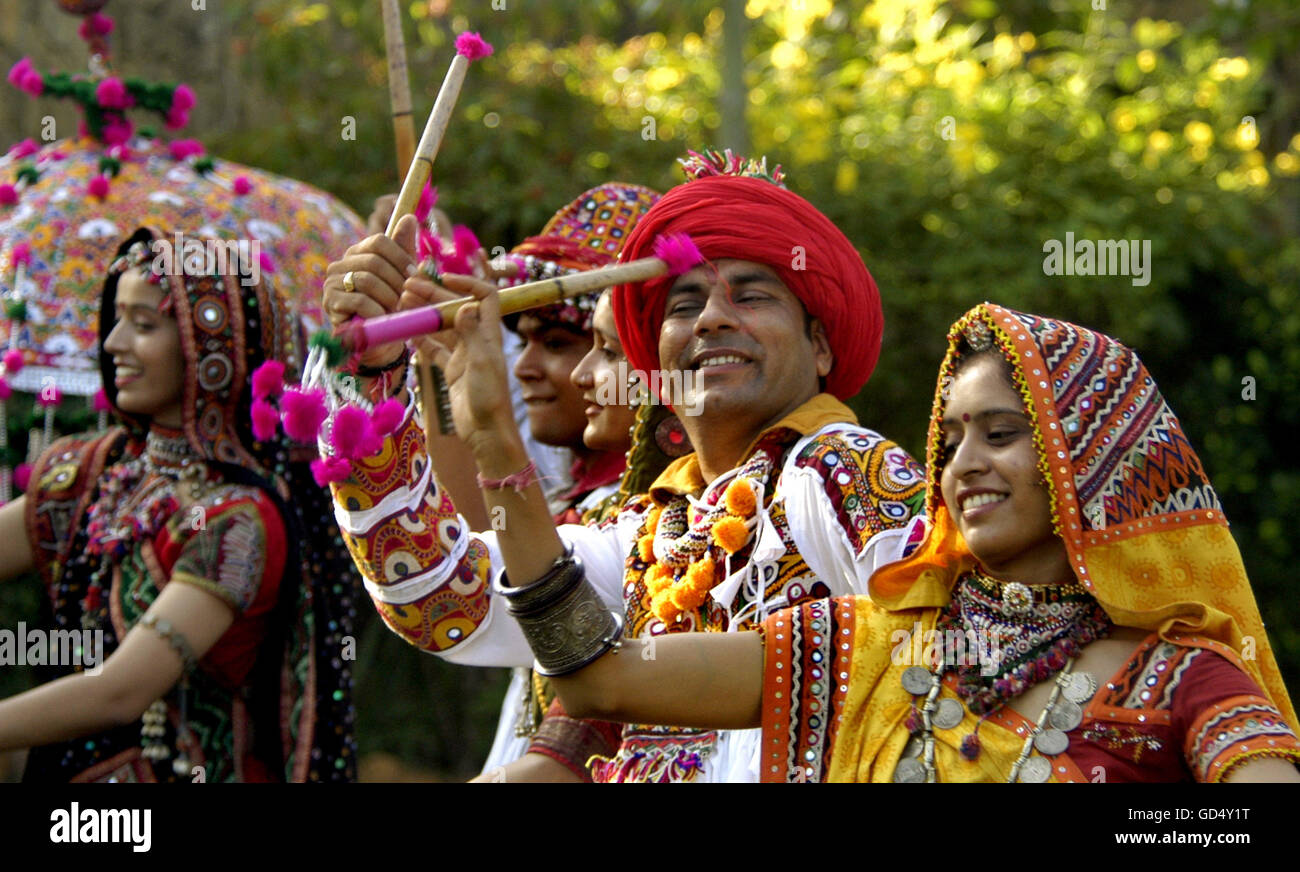 Garba Navratri Festival Stock Photo - Alamy