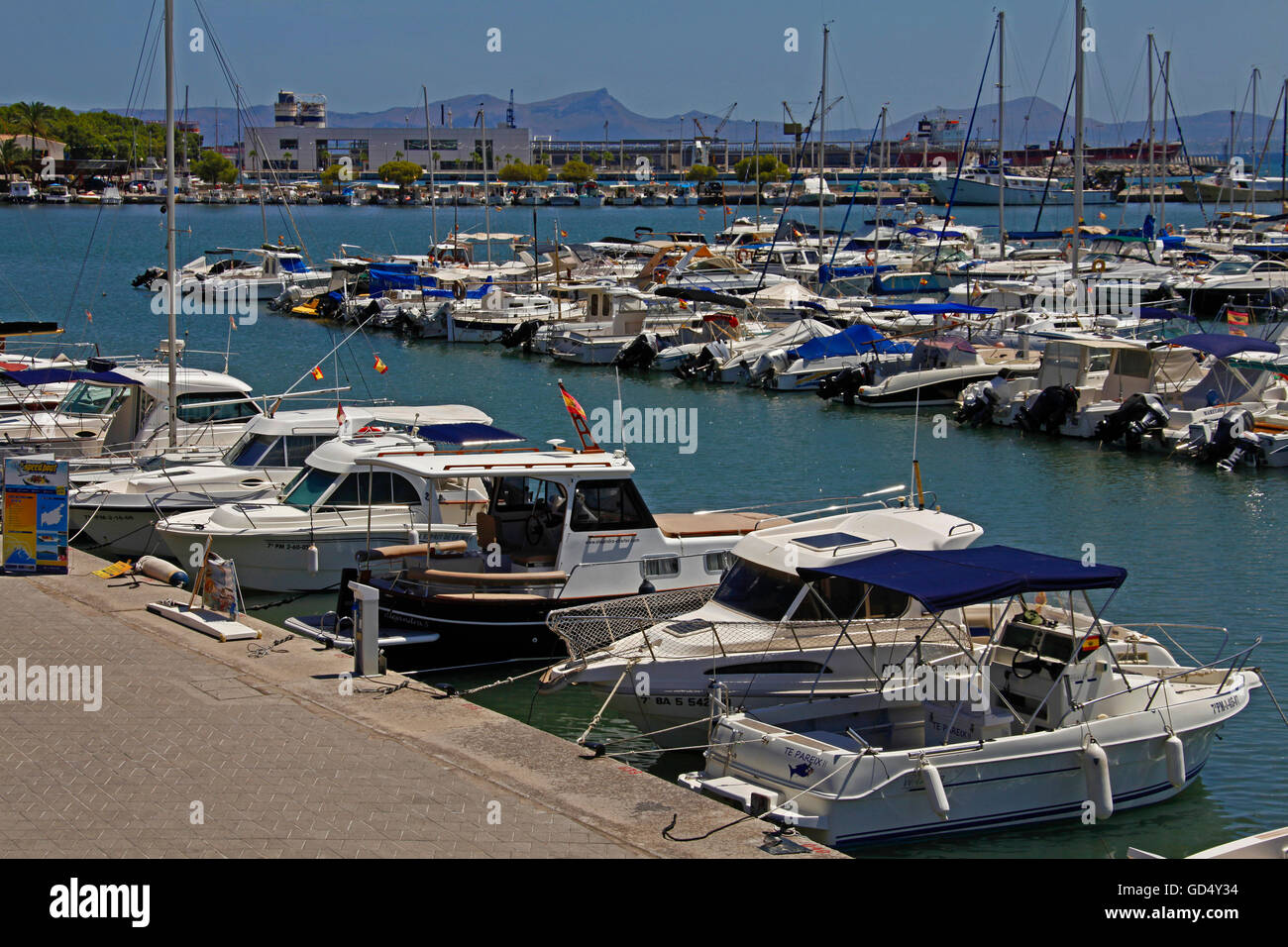 Marina port alcudia alcudia majorca hi-res stock photography and images ...