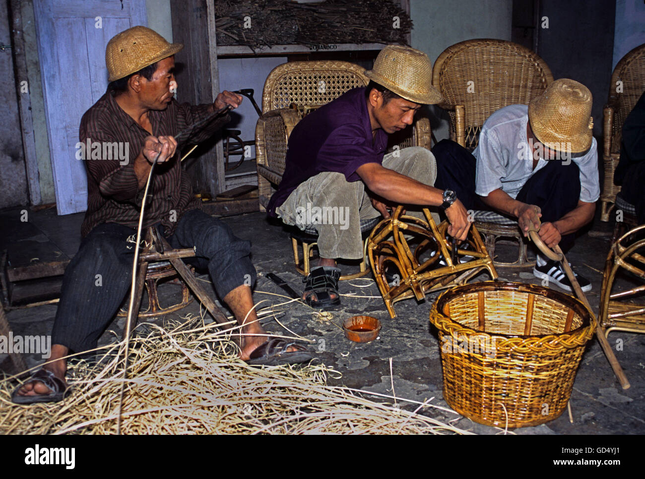 Cane work , Mizoram Stock Photo - Alamy