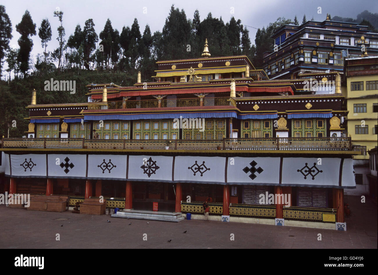 Rumtek Monastery , Sikkim Stock Photo - Alamy
