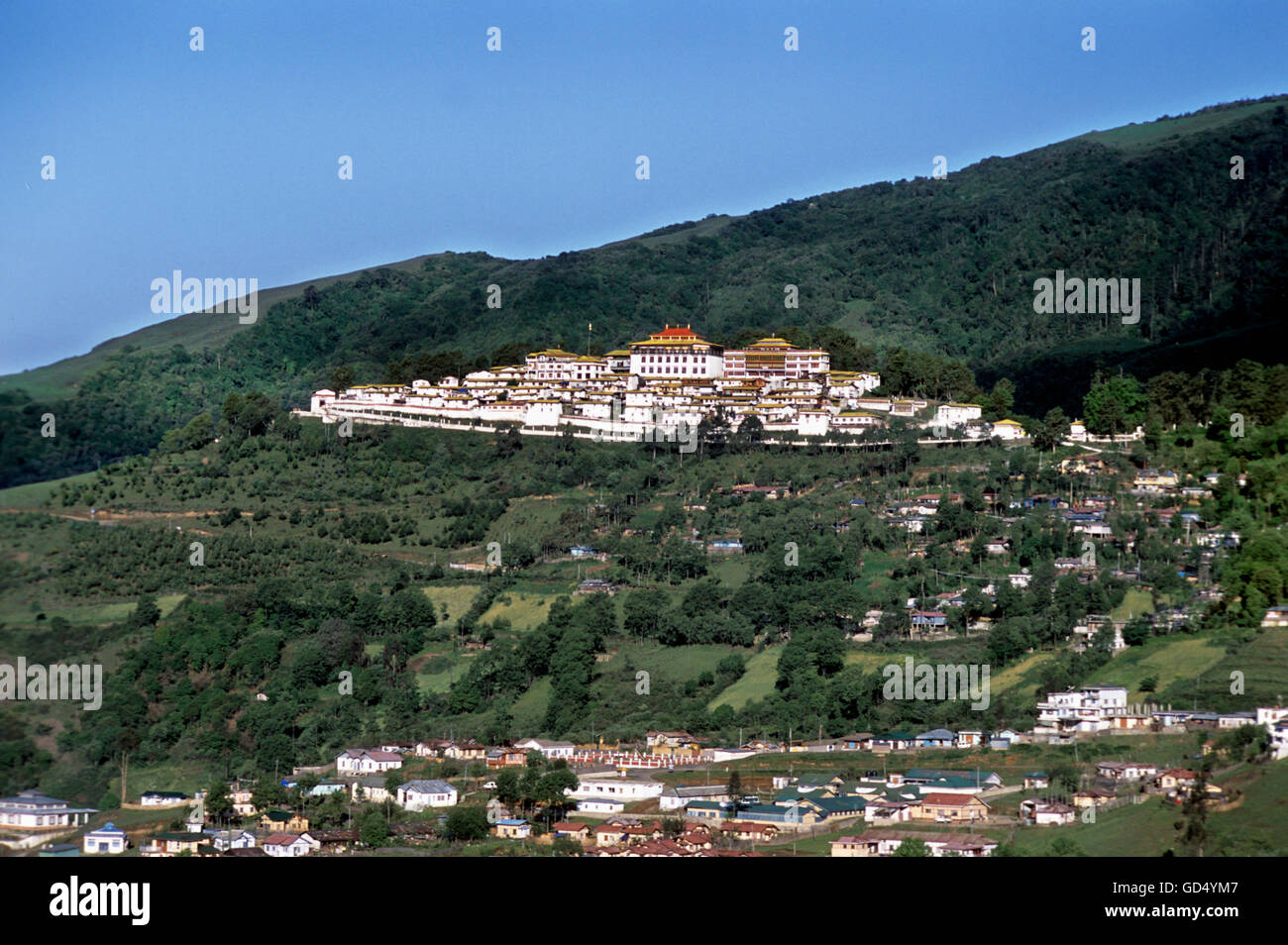 Overview of Tawang Monastery Stock Photo - Alamy