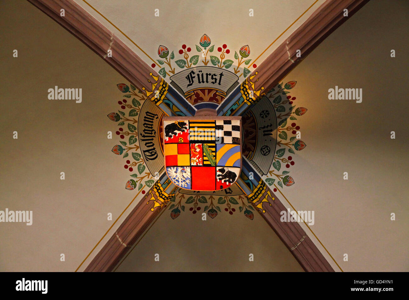 Melanchthon House, Memorial Hall, coat of arms of Wolfgang, Prince of ...