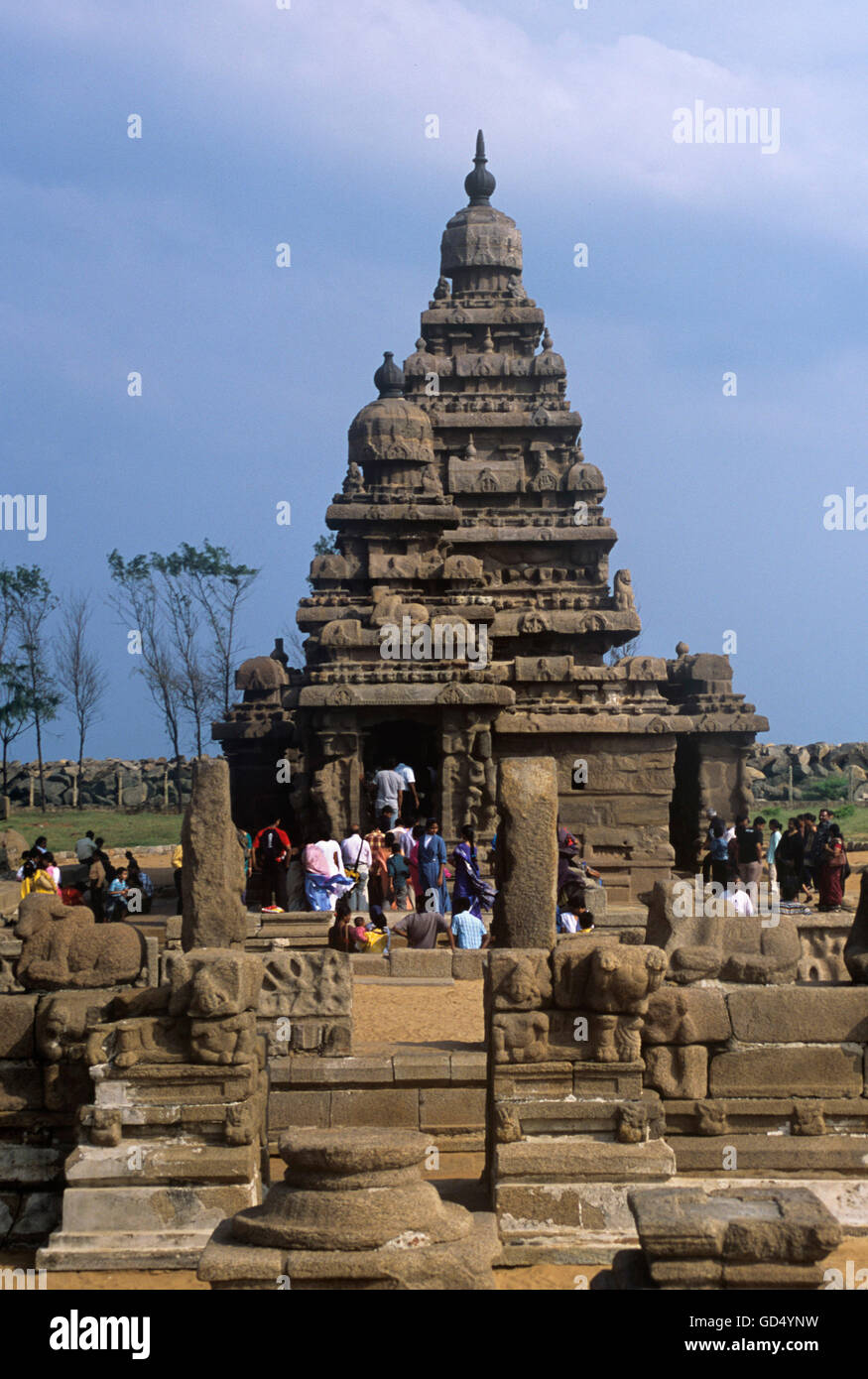 Shore Temple , Mamallapuram Stock Photo - Alamy