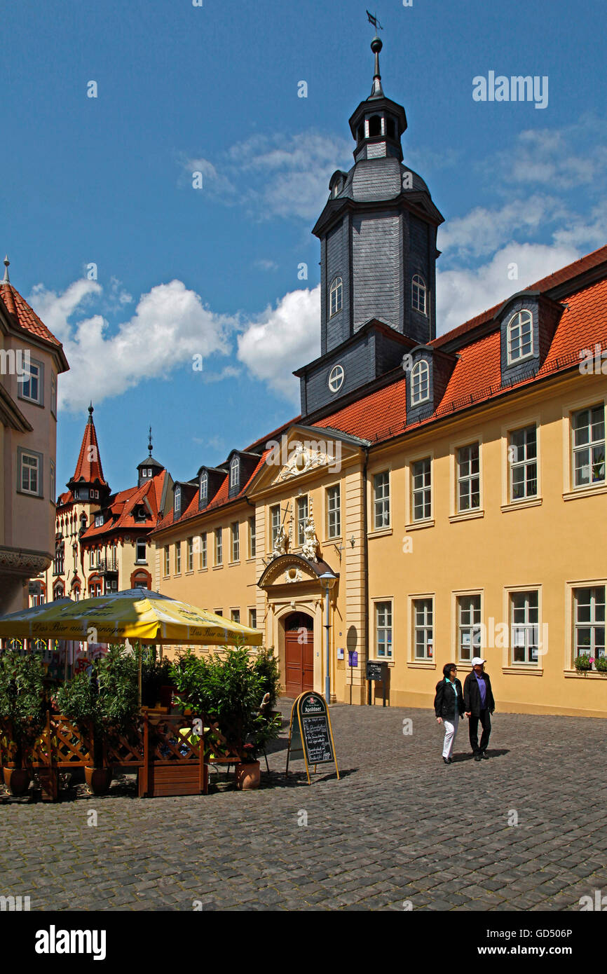 Hospital St. Mary, built 1223, Baroque style, Gotha, Thuringia, Germany ...