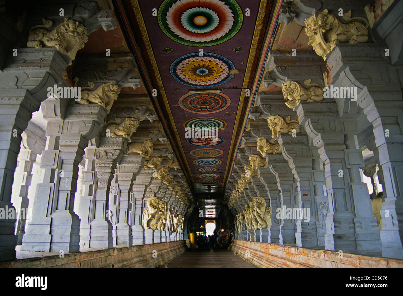 Corridor , Rameshwaram Stock Photo - Alamy