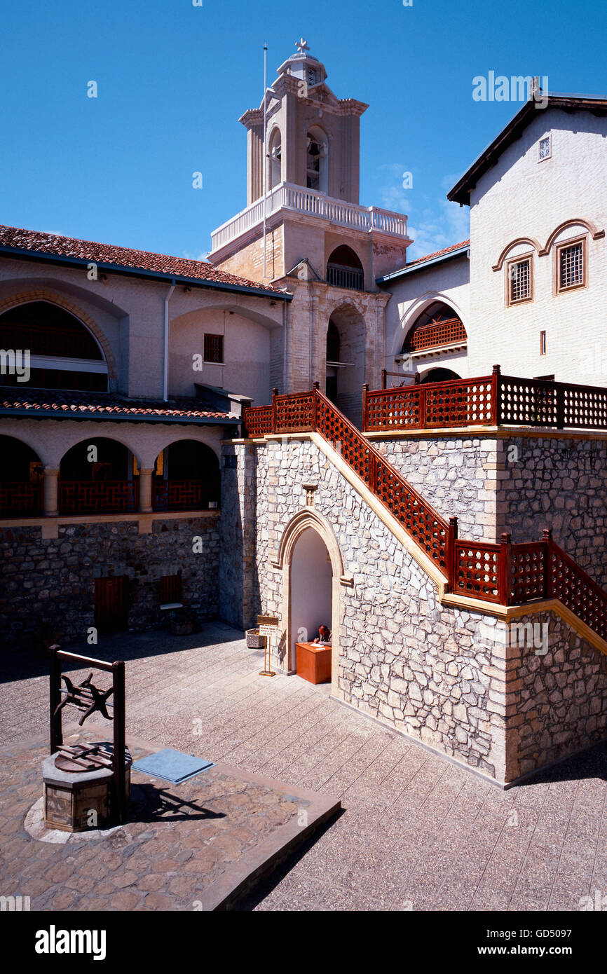 Courtyard of kykko monastery hi-res stock photography and images - Alamy