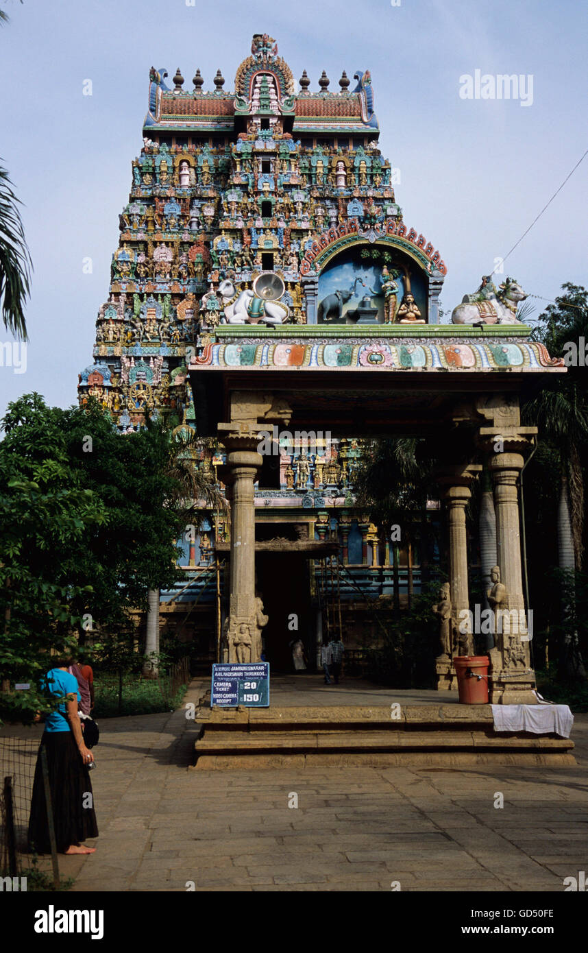 Jambukeswarar Temple Thiruvanaikaval
