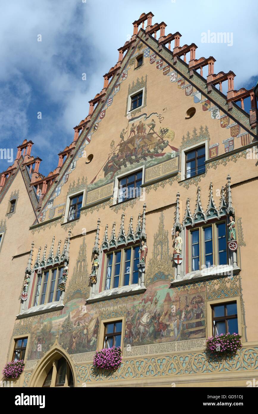 Rathaus, Ulm, Baden-Wuerttemberg, Deutschland, Europa Stock Photo - Alamy