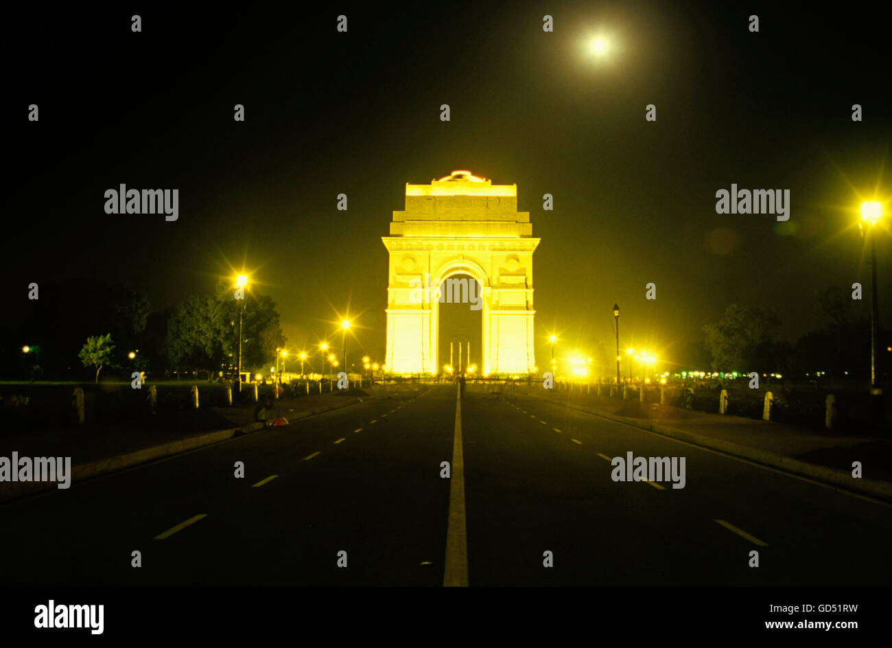India gate lights night new hi-res stock photography and images - Alamy