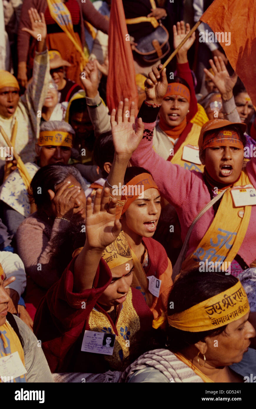 Women in rally Stock Photo - Alamy