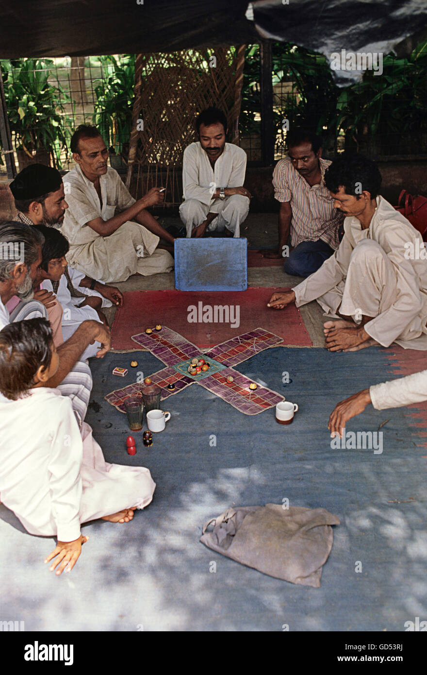 Game of chaupar Stock Photo - Alamy