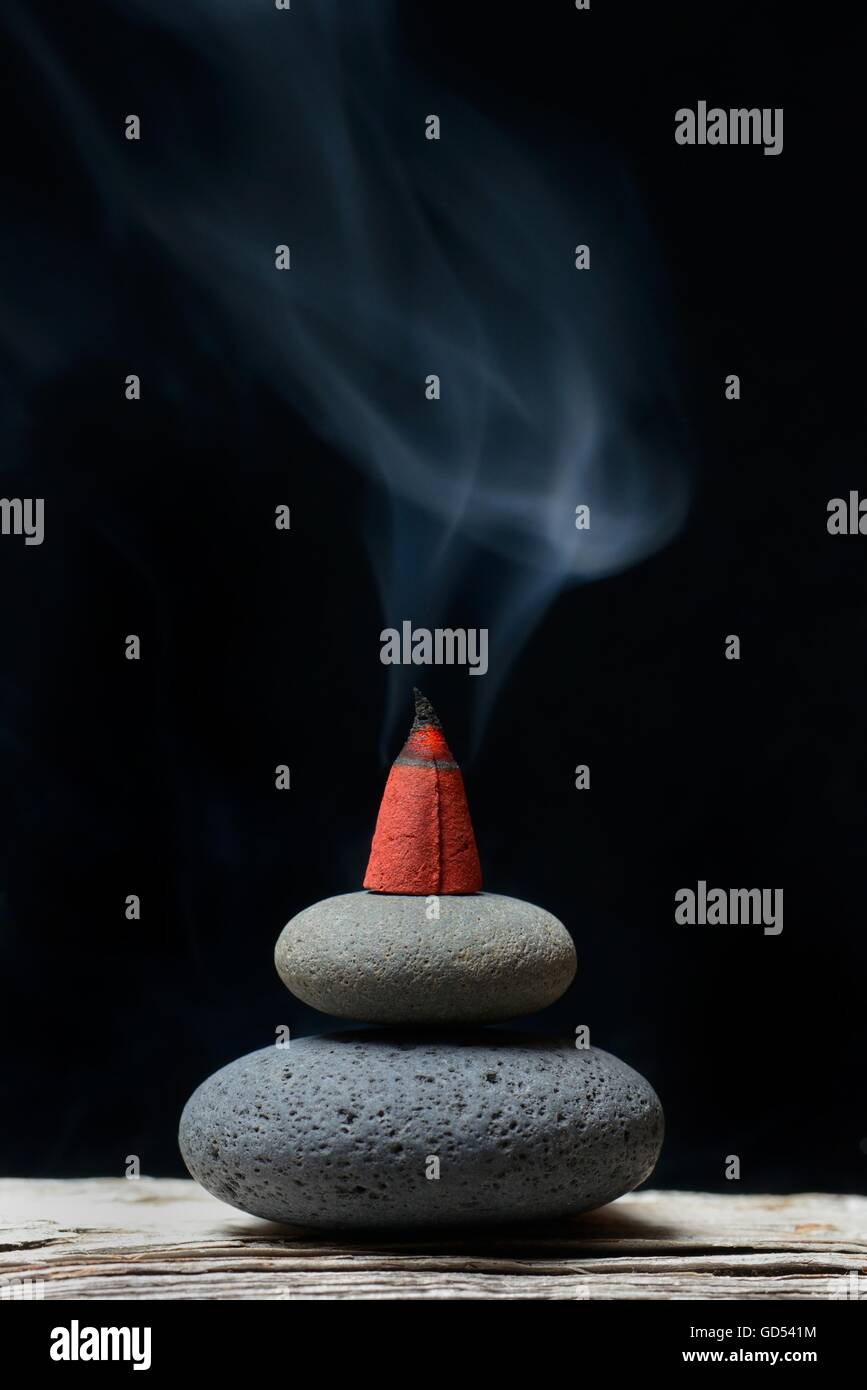 incense cones on stones Stock Photo - Alamy