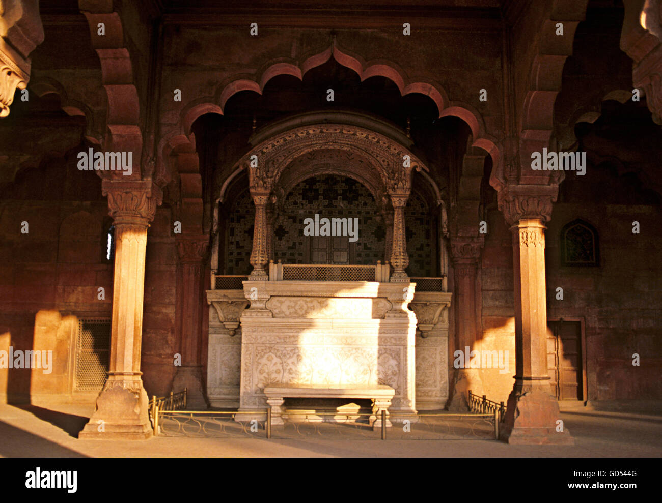 Throne red fort delhi hi-res stock photography and images - Alamy