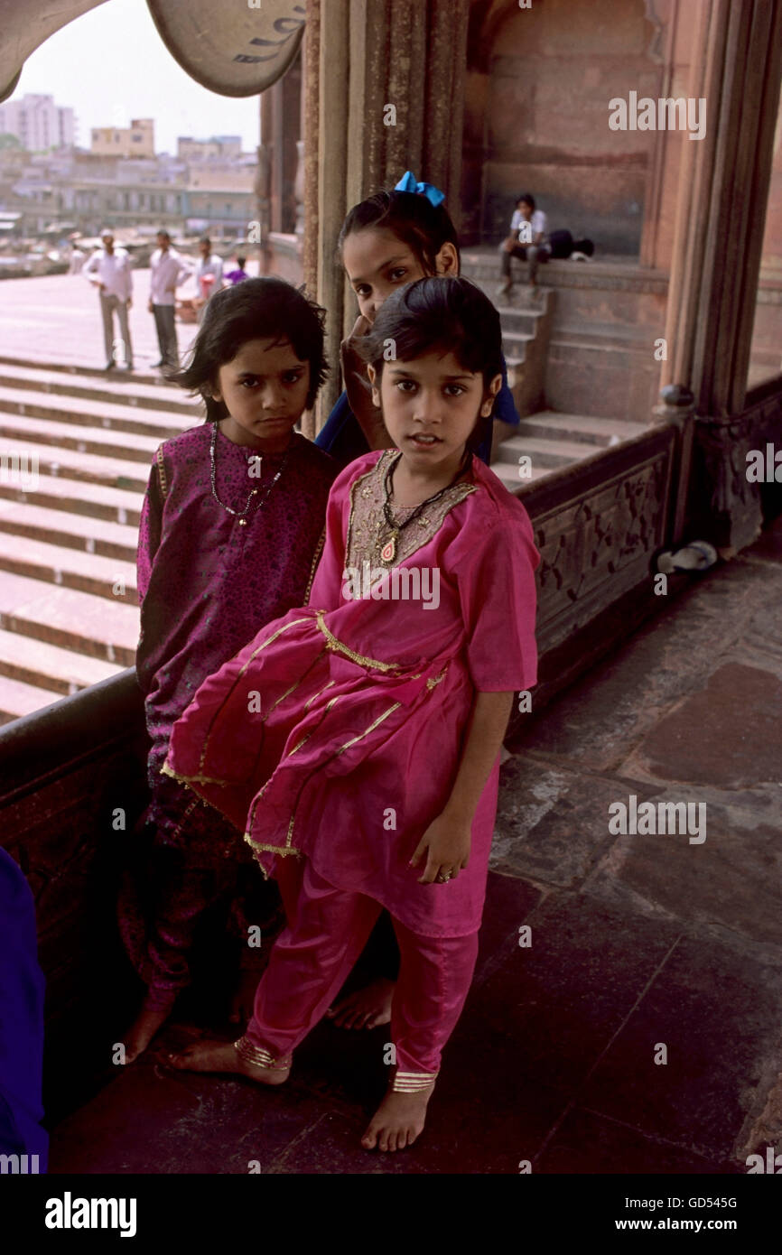 Young girls dressed for Id Stock Photo - Alamy