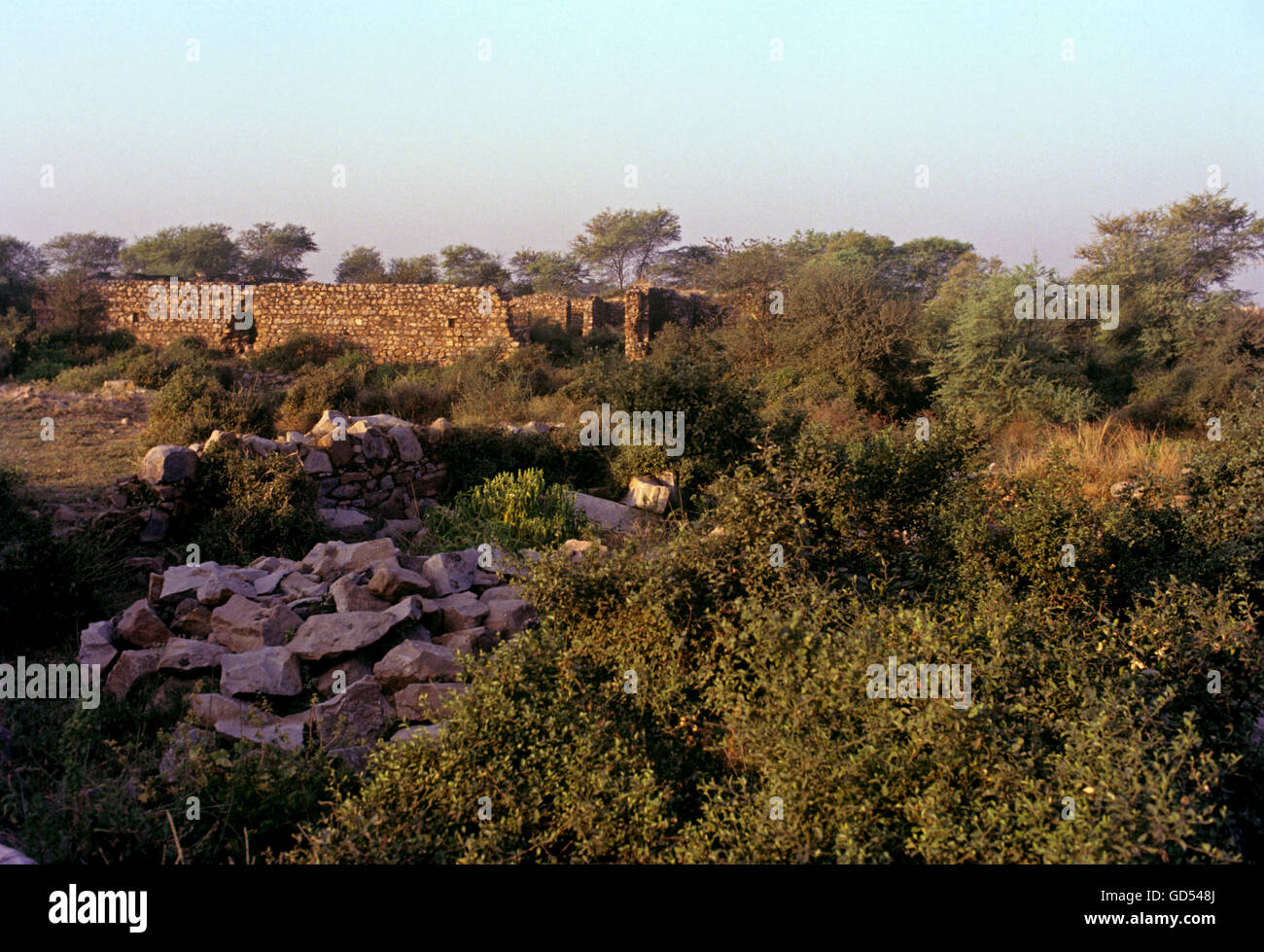 Ruins at Sultan Garhi Stock Photo - Alamy