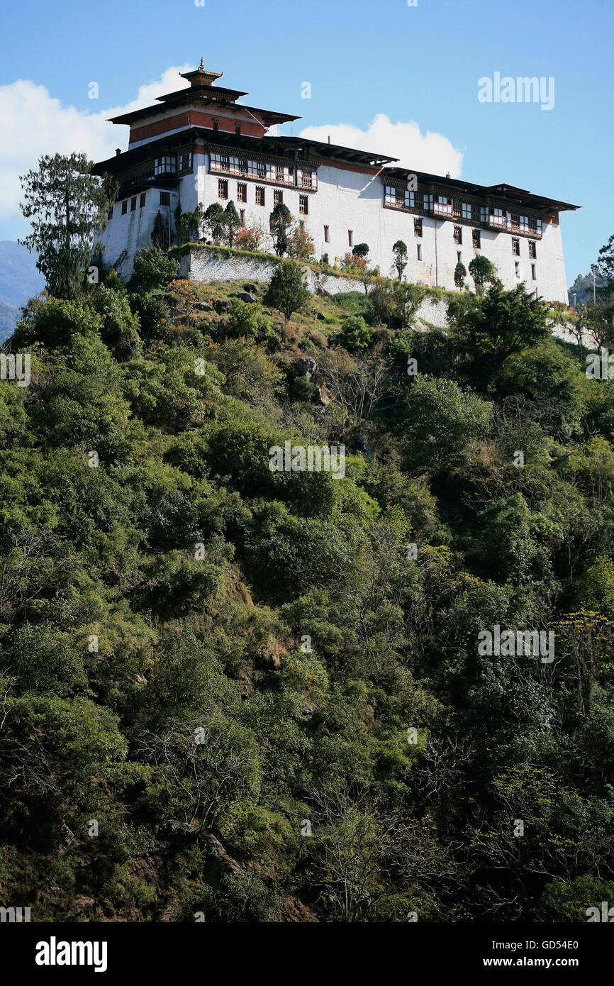 Trashigang dzong hi-res stock photography and images - Alamy