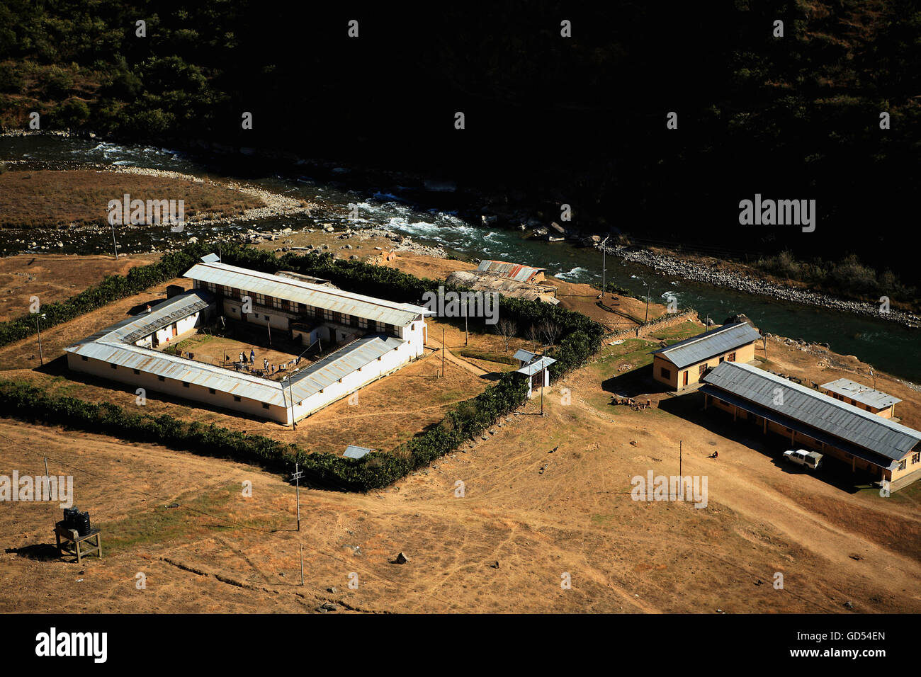Bhutan school building hi-res stock photography and images - Alamy