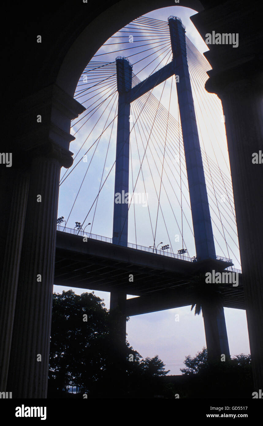 Second Hooghly Bridge or Vidyasagar Setu Stock Photo - Alamy