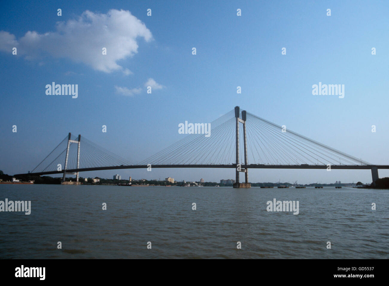 Second Hooghly bridge Stock Photo - Alamy