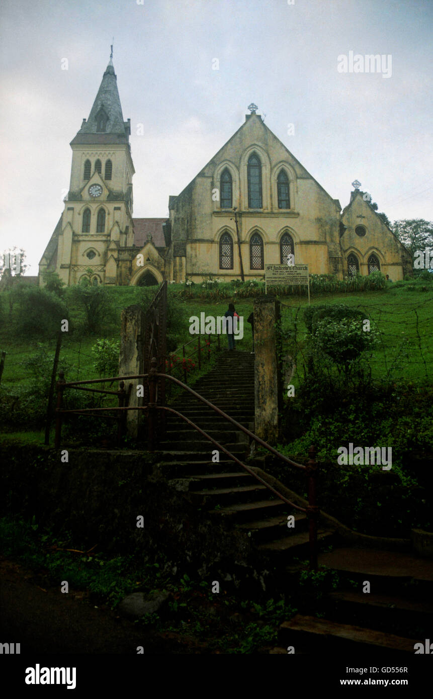 Church at Darjeeling Stock Photo - Alamy