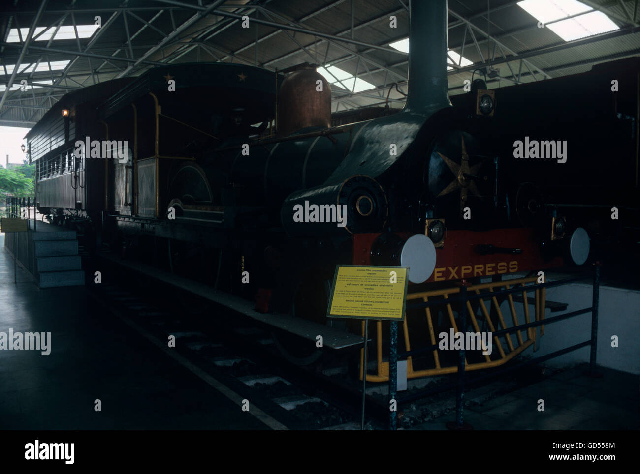 Steam Locomotive Indian Rail Museum High Resolution Stock Photography ...