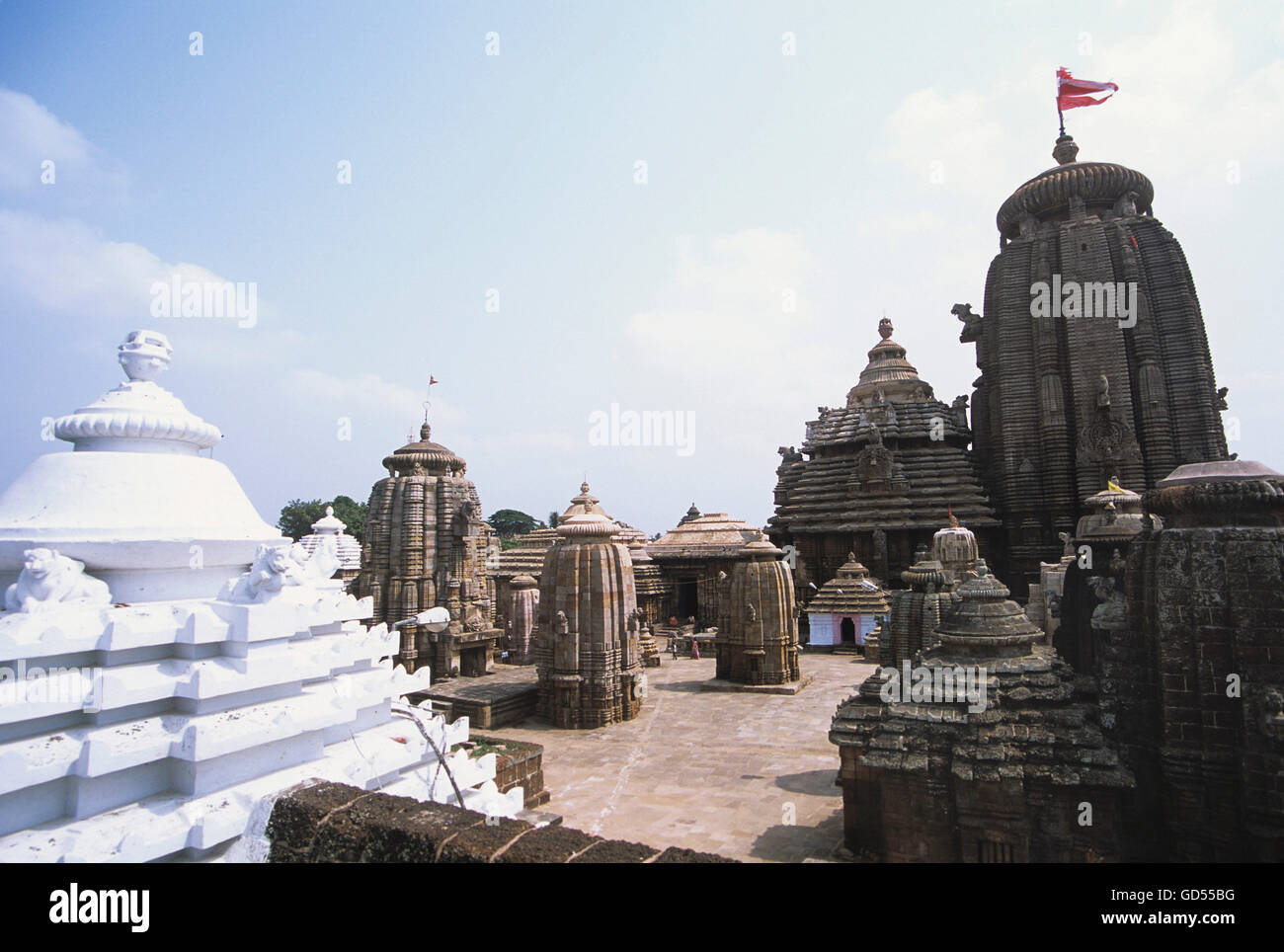 Lingaraj Temple complex Stock Photo - Alamy