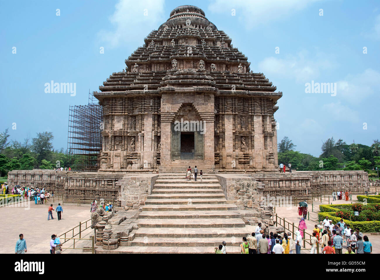 Tourists at Sun Temple Stock Photo - Alamy