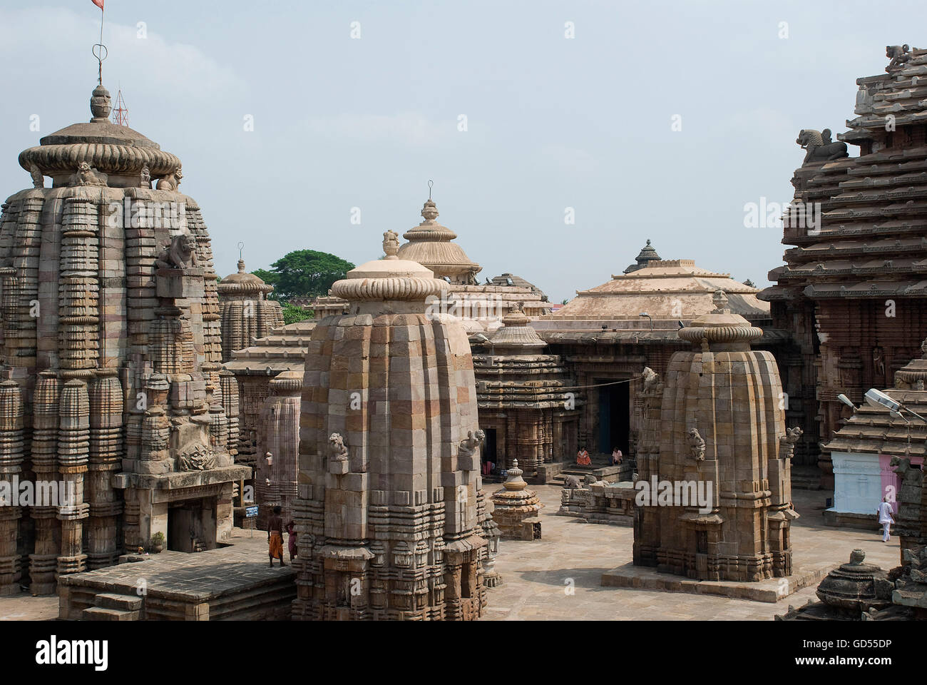 Lingaraj Temple complex Stock Photo - Alamy