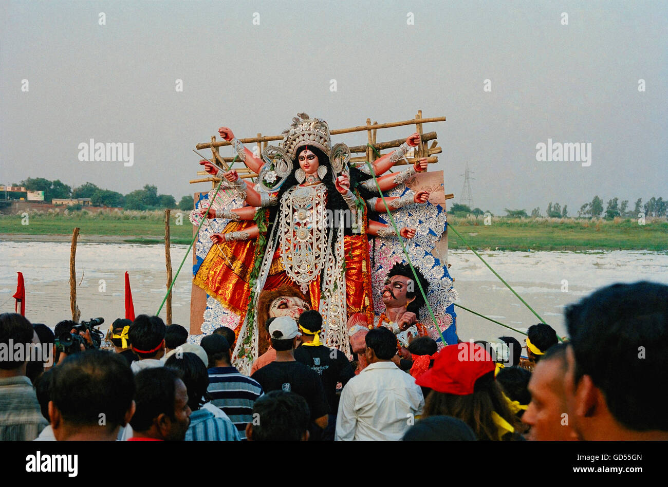 Durga visarjan hi-res stock photography and images - Alamy