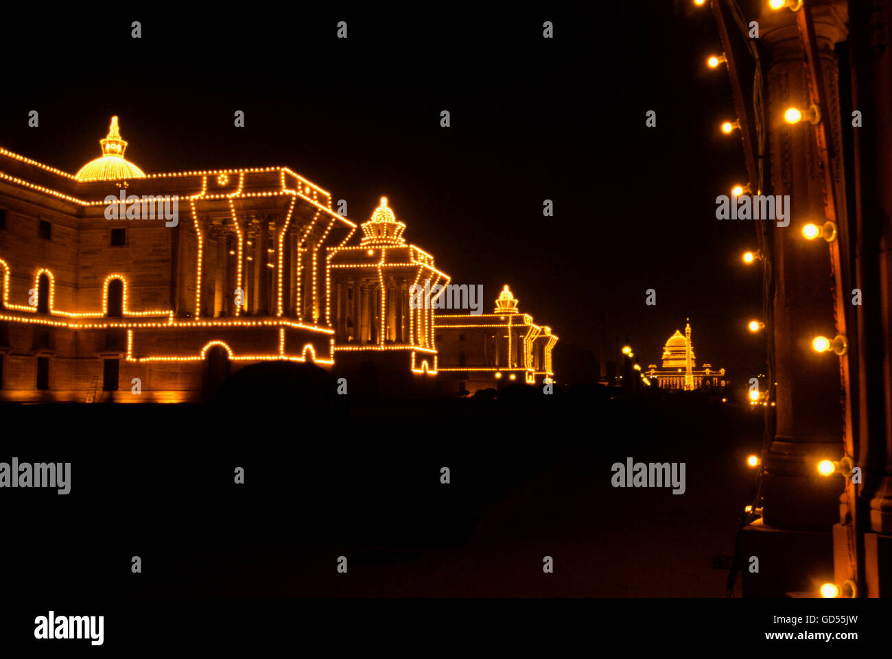 India modern architecture bhawan hi-res stock photography and images ...