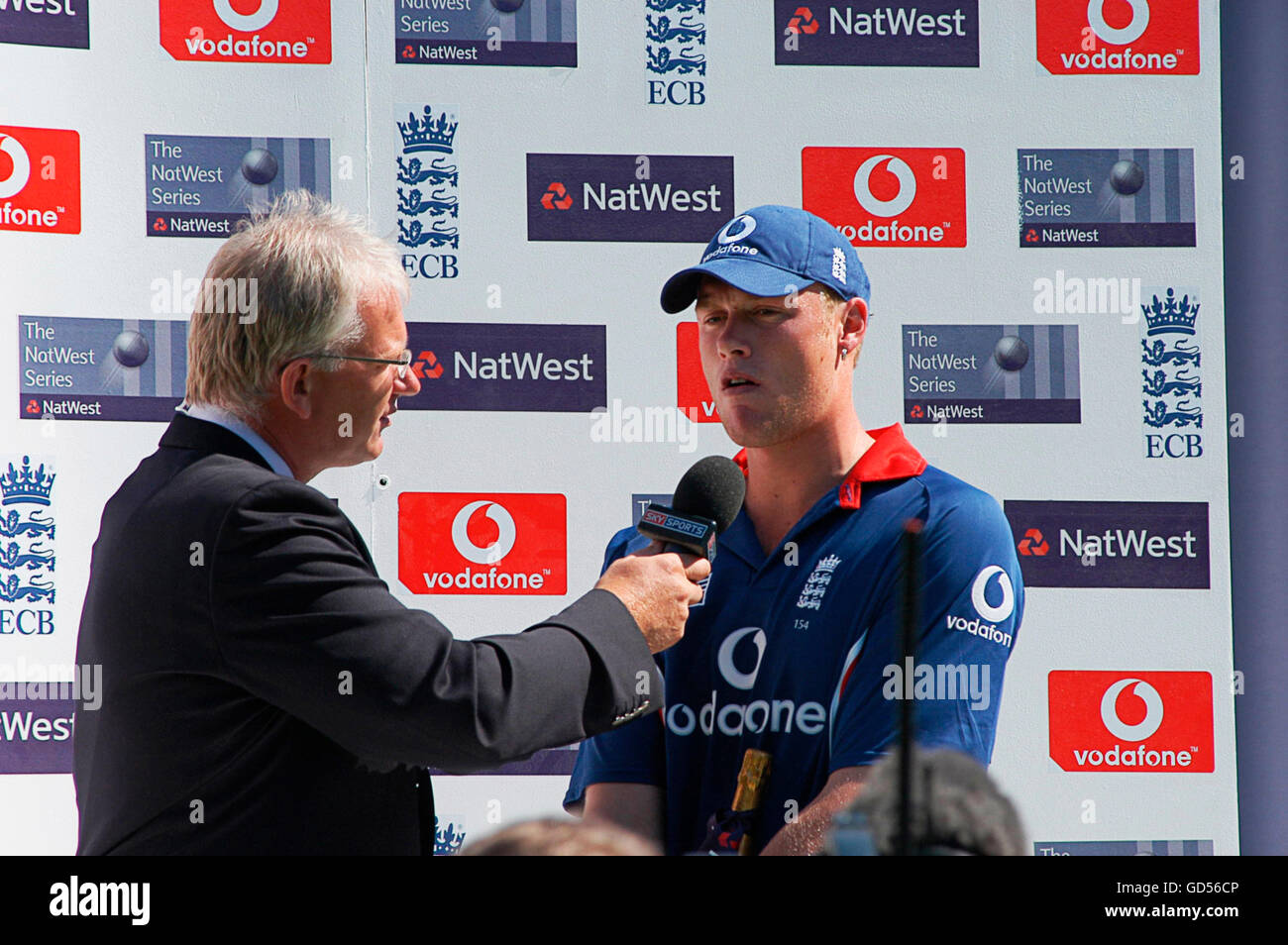 Andrew flintoff cricket hi-res stock photography and images - Alamy