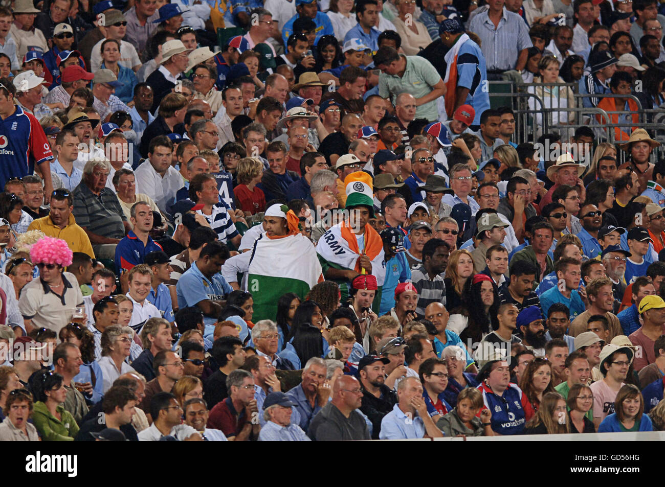 Crowd watching match Stock Photo - Alamy