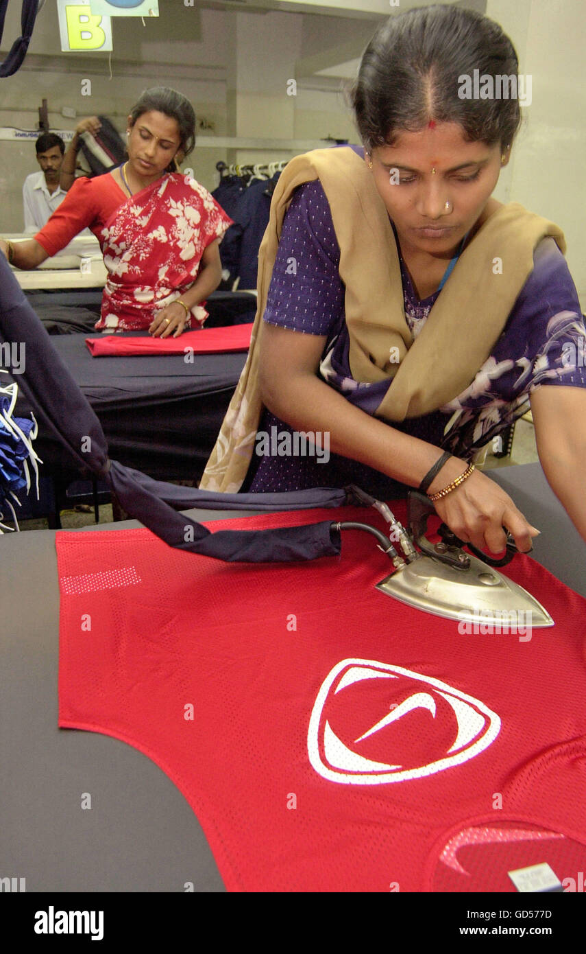 A woman ironing Stock Photo - Alamy