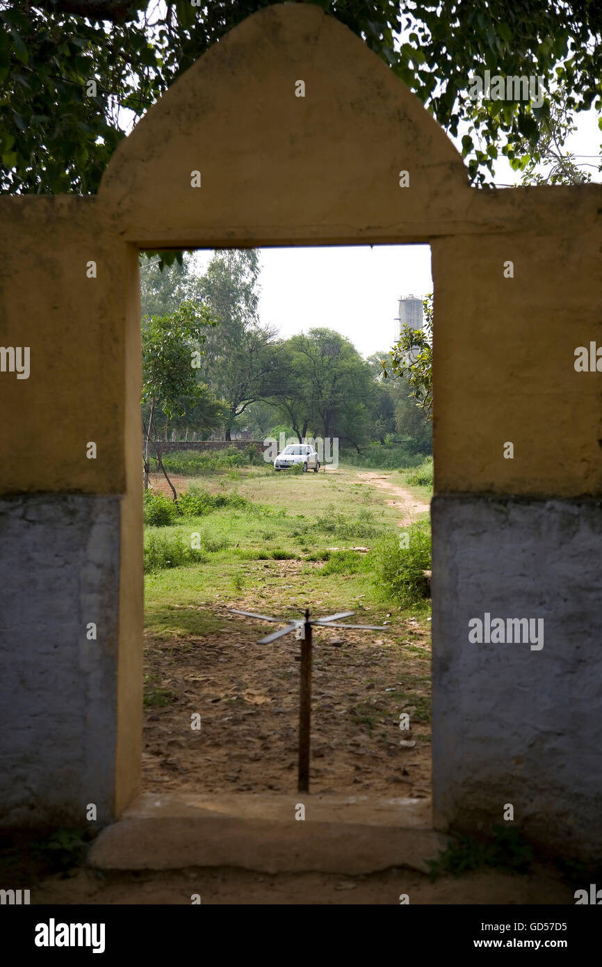 Door of a temple Stock Photo - Alamy