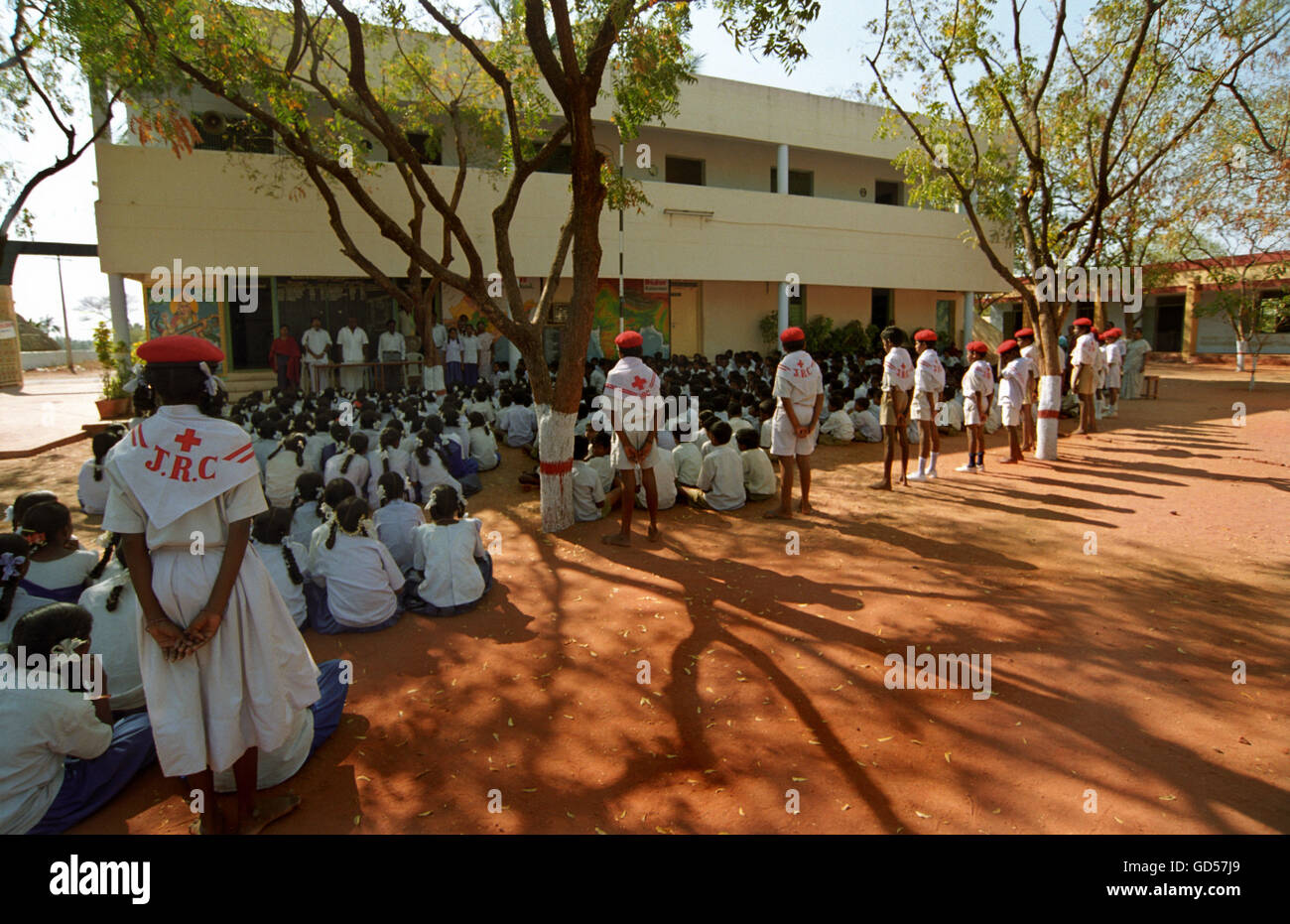 Red cross at a camp Stock Photo - Alamy