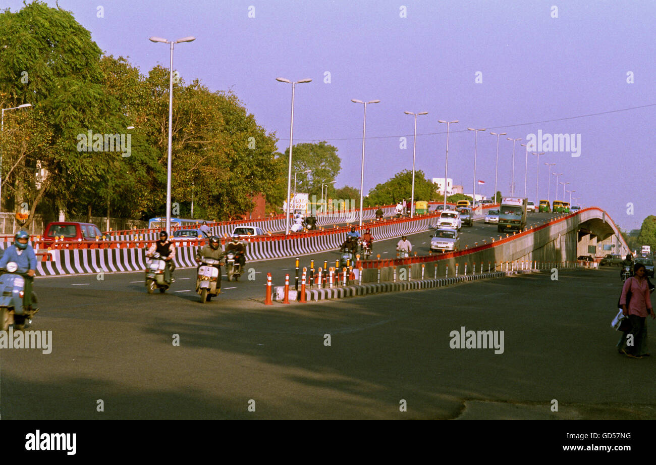 Traffic coming from flyover Stock Photo - Alamy
