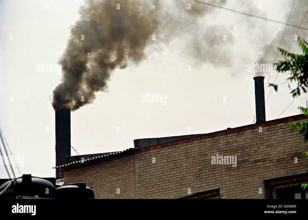 Smoke from a chimney hi-res stock photography and images - Alamy