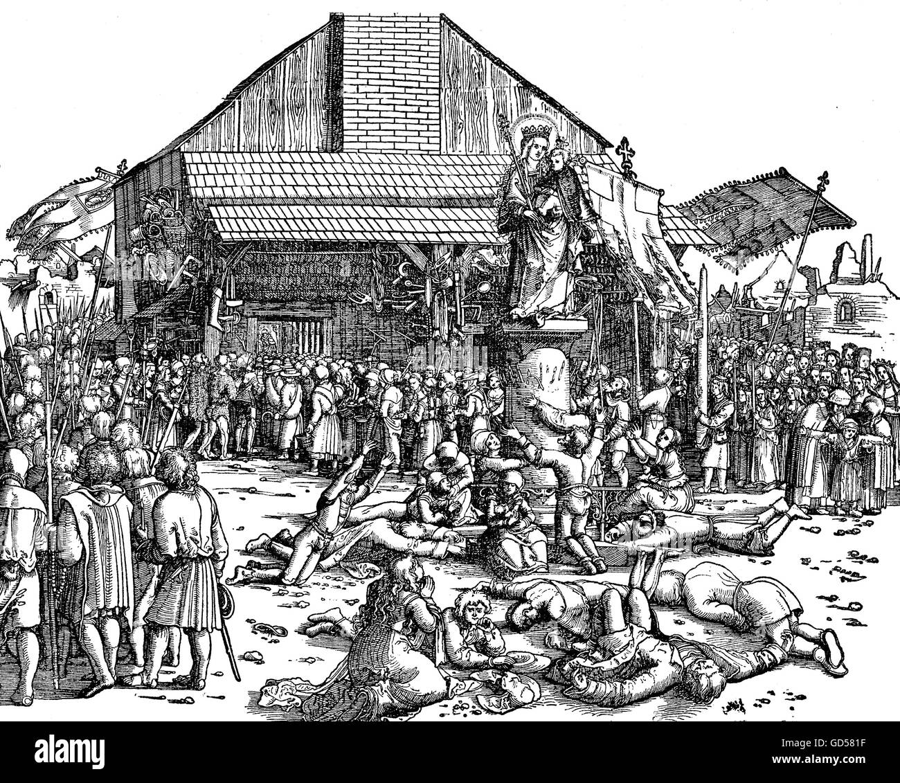 Pilgrimage mary Black and White Stock Photos & Images - Alamy